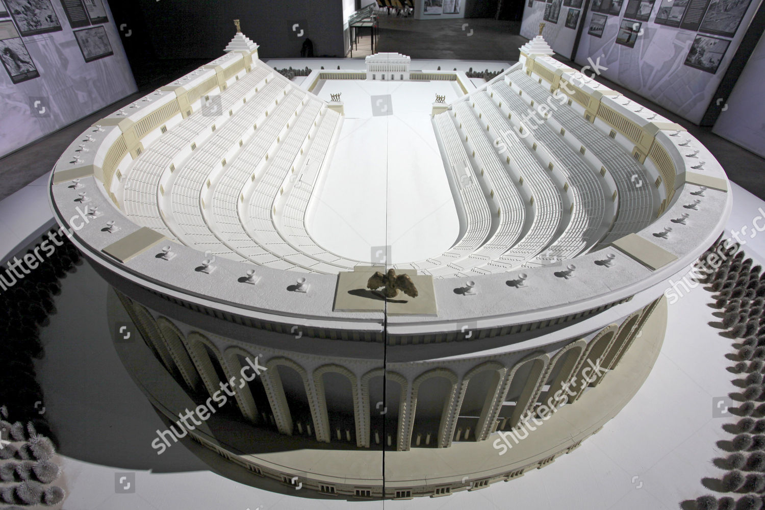 Model Planned Nuremberg German Stadium Nazi Editorial Stock Photo ...