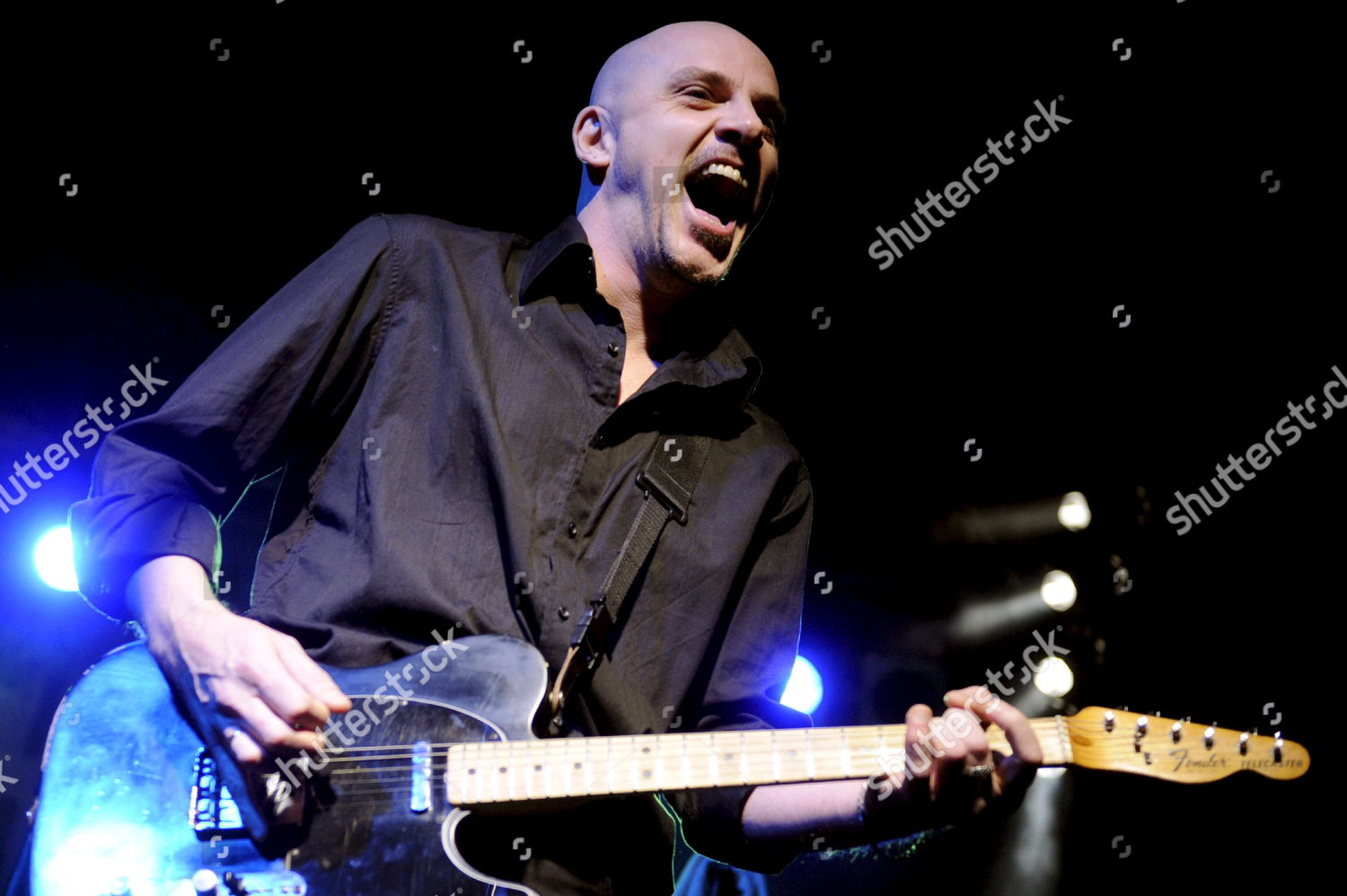 Singer Guitarist Baz Warne British Band Editorial Stock Photo - Stock ...