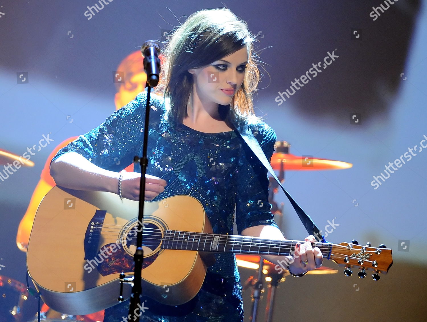 Scottish Singer Amy Macdonald Performs During Editorial Stock Photo ...