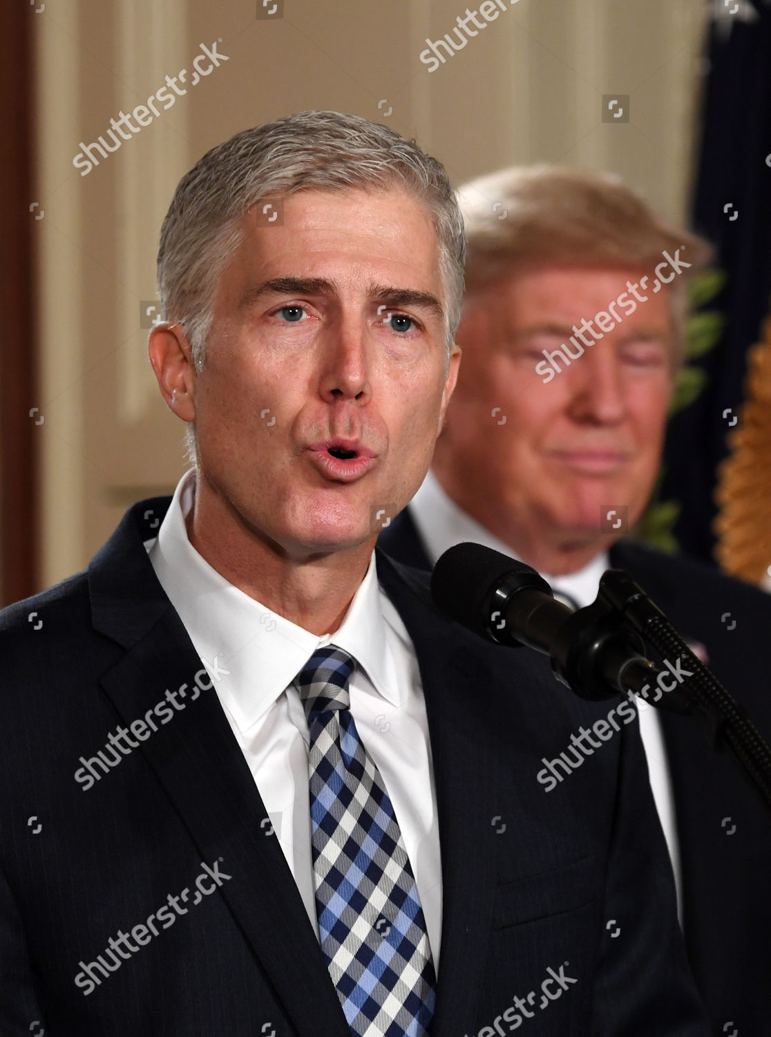 Judge Neil Gorsuch L Speaks After Editorial Stock Photo - Stock Image ...