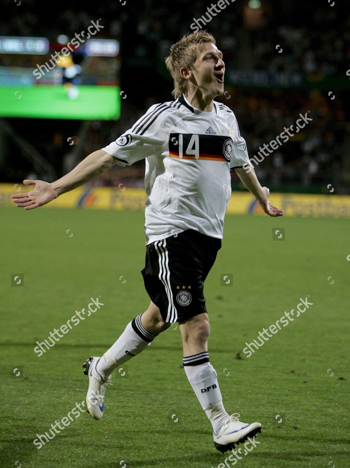 German Player Marko Marin Jubilates Scoring Editorial Stock Photo ...