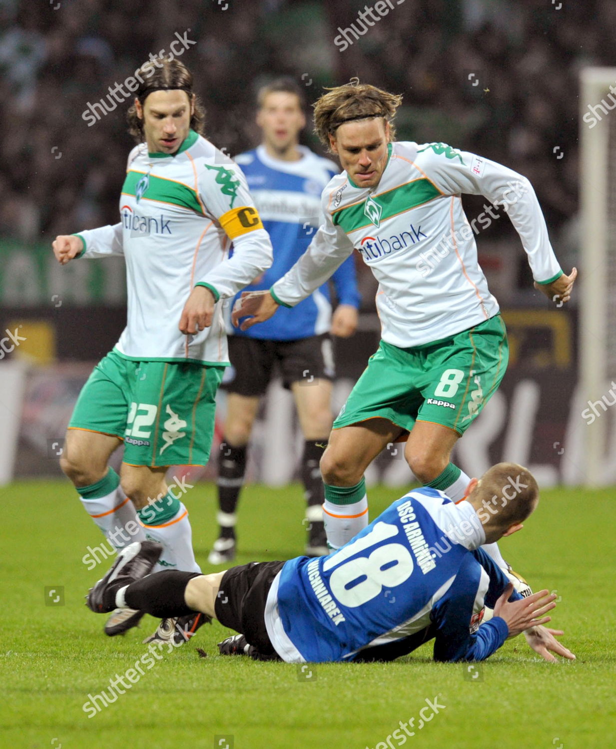 Bremens Torsten Frings L Clemens Fritz Editorial Stock Photo - Stock ...