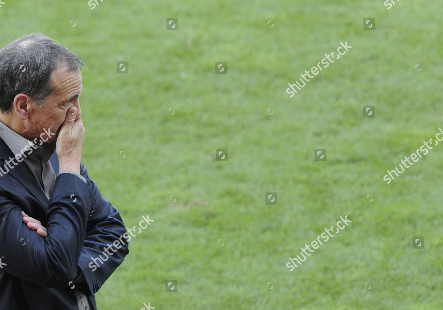 Coach Bruno Bini France Disappointed After Editorial Stock Photo ...