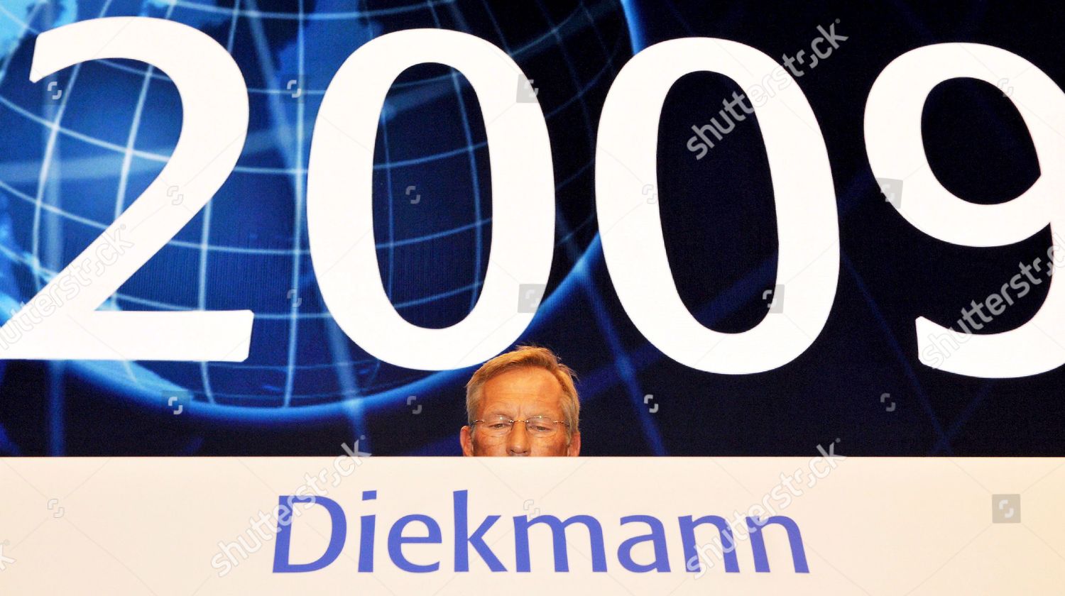 Ceo Allianz Michael Diekmann Pictured Behind Editorial Stock Photo ...