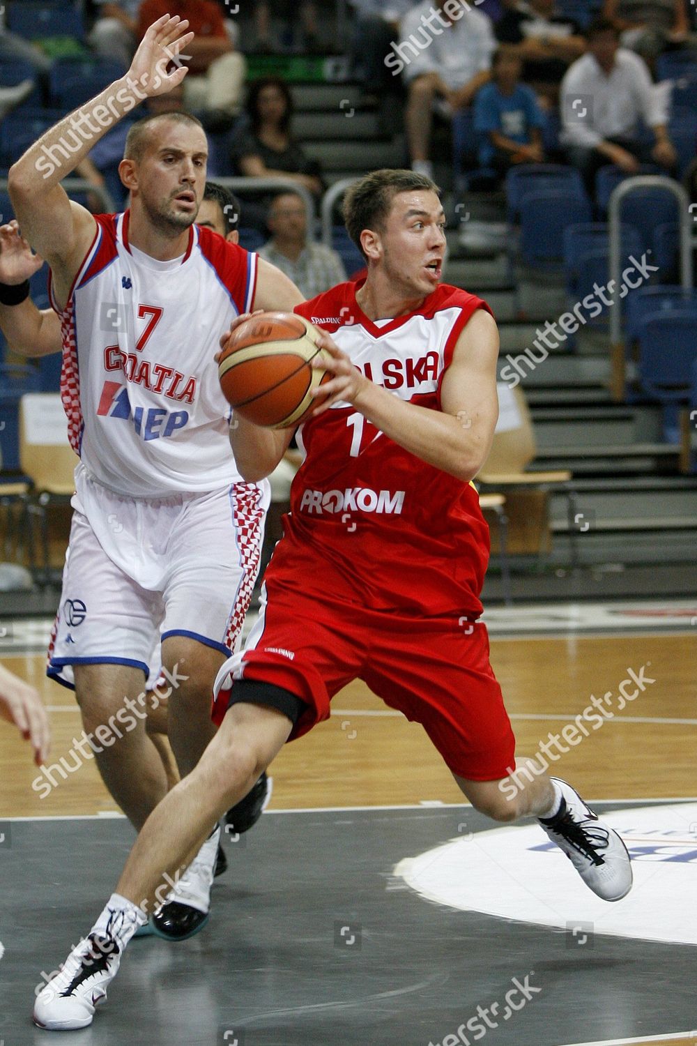 Polands Michal Chylinski R Fights Ball Editorial Stock Photo - Stock ...