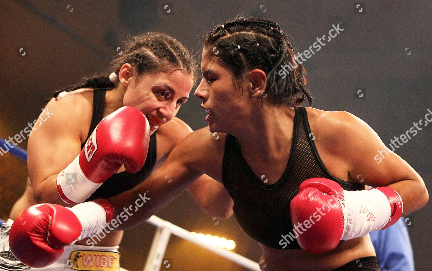 Arely Mucino Mexico R Receiving Blow Editorial Stock Photo - Stock ...