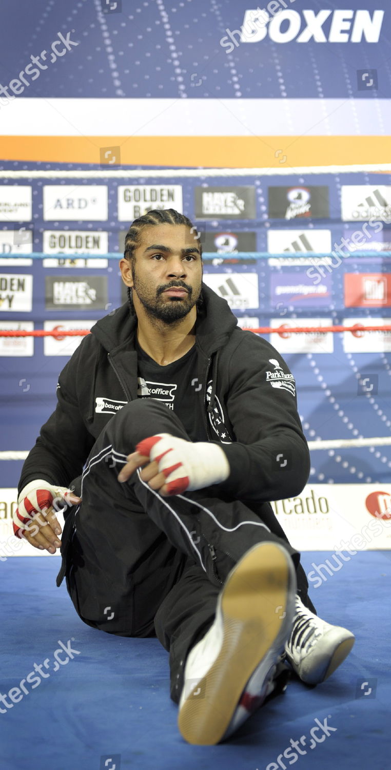 British Heavyweight Boxer David Haye Warms Editorial Stock Photo ...