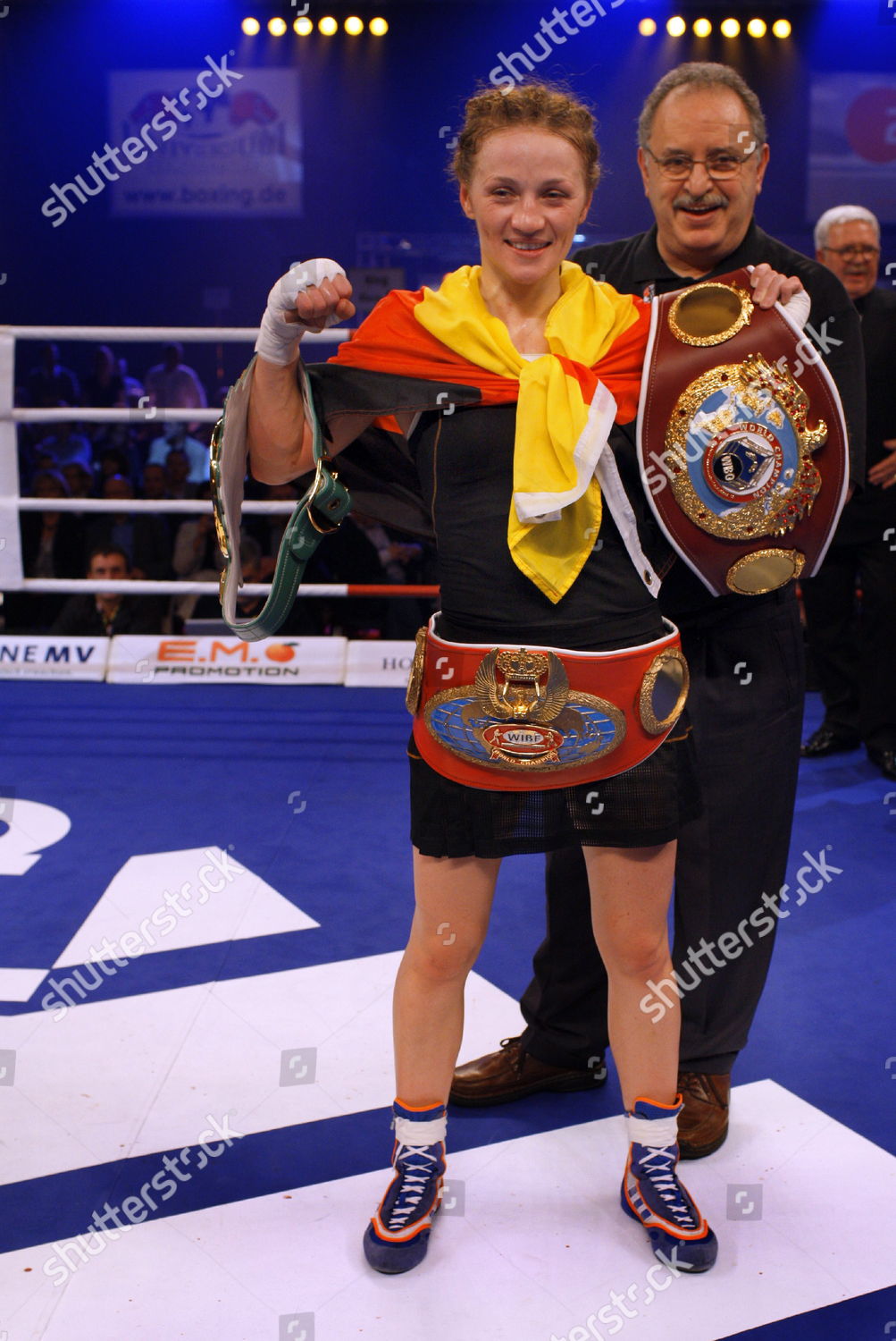 Featherweight Boxing World Champion Ina Menzer Editorial Stock Photo ...