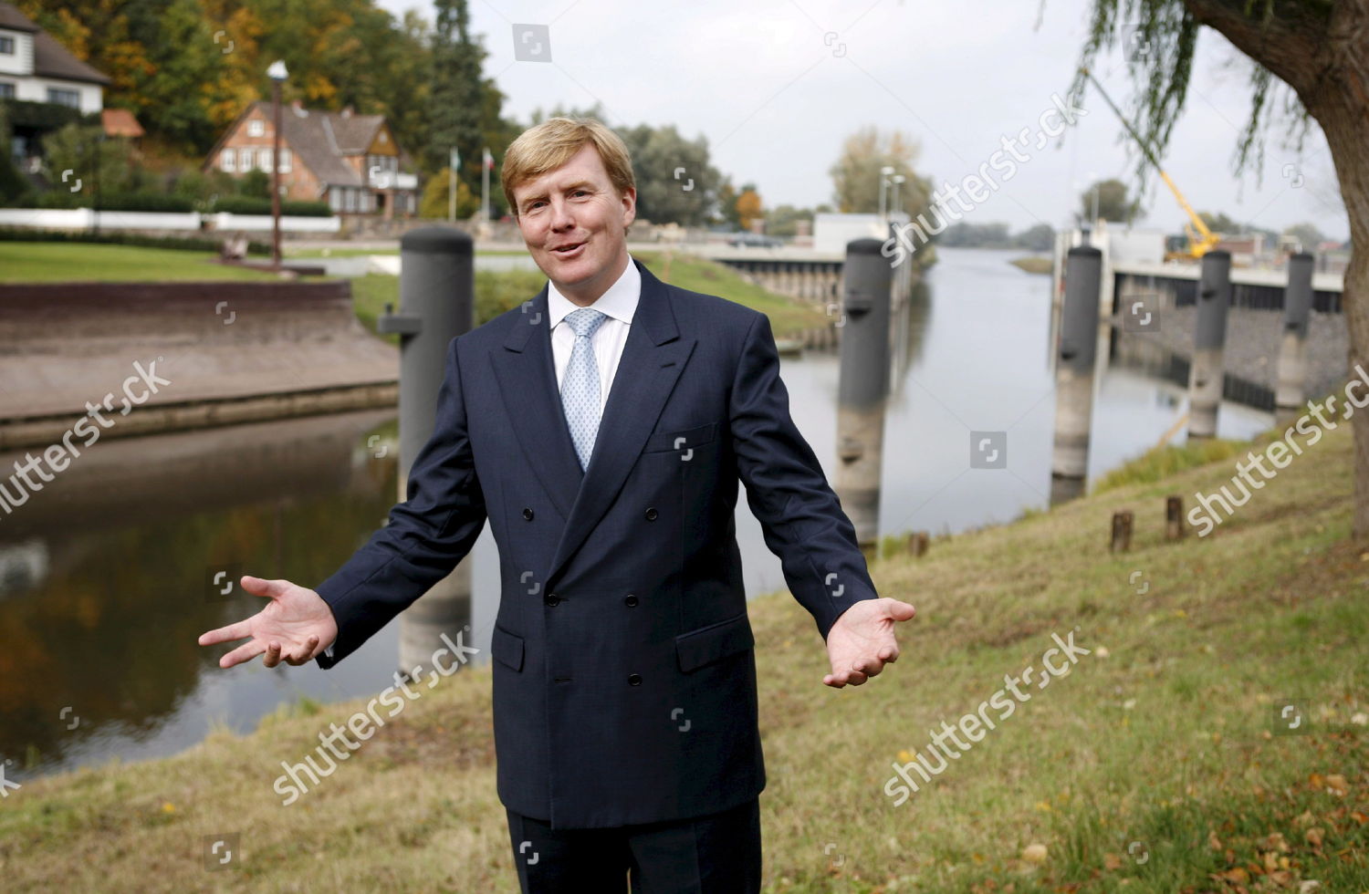Dutch Crown Prince Willemalexander Stands On Editorial Stock Photo ...