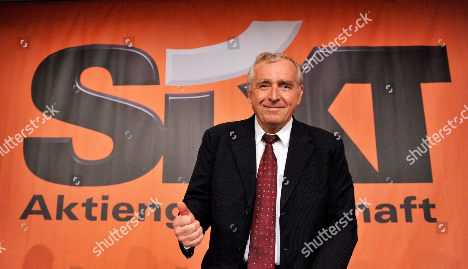 Sixt Ag Ceo Erich Sixt Poses Editorial Stock Photo - Stock Image ...