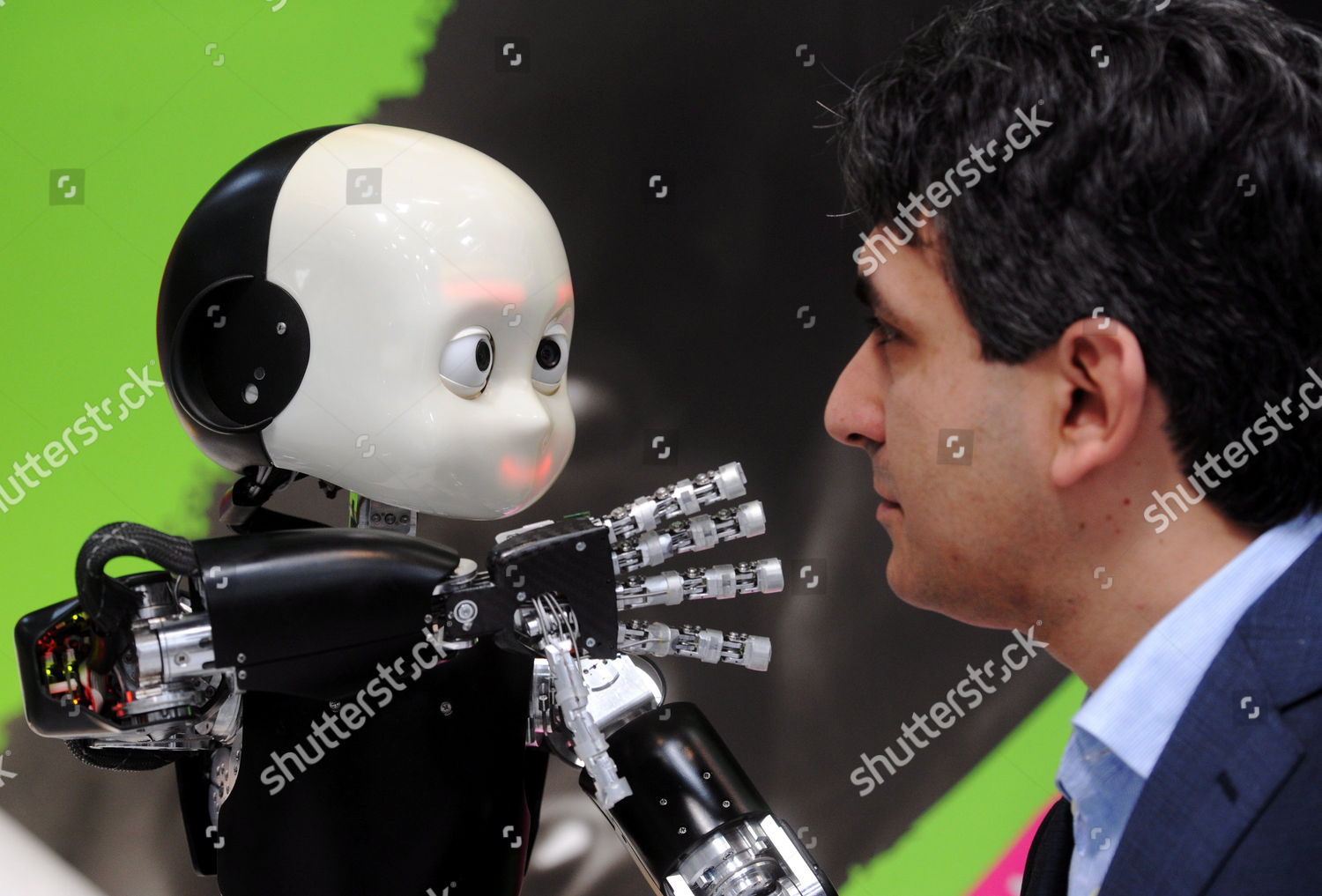 Italian Scientist Giorgio Metta Checks Out Editorial Stock Photo ...