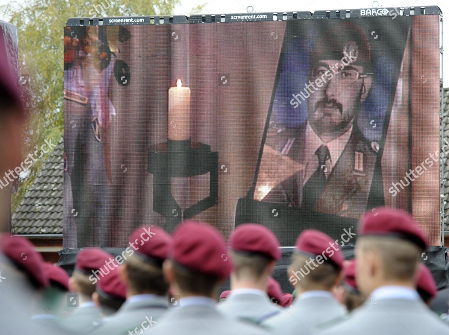 Soldiers Watch Funeral Service Bundeswehr German Editorial Stock Photo ...