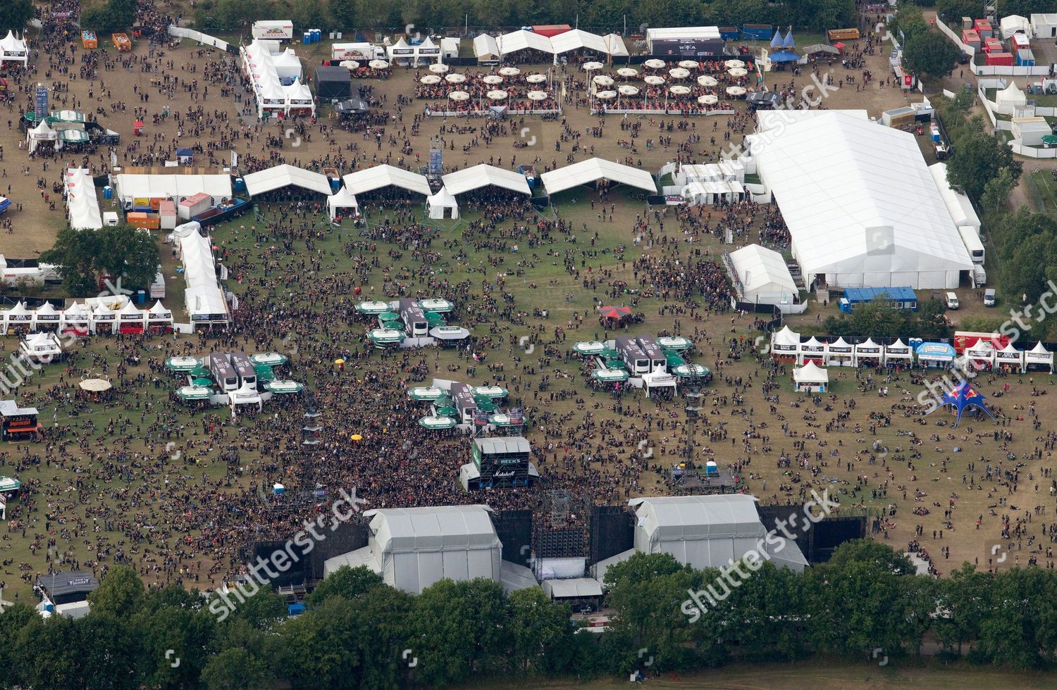 Arial View Shows Visitors Attending Concerts Editorial Stock Photo ...