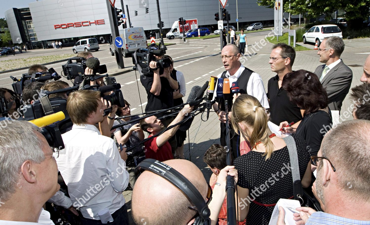 Uwe Hueck L Chairman Work Council Editorial Stock Photo - Stock Image ...