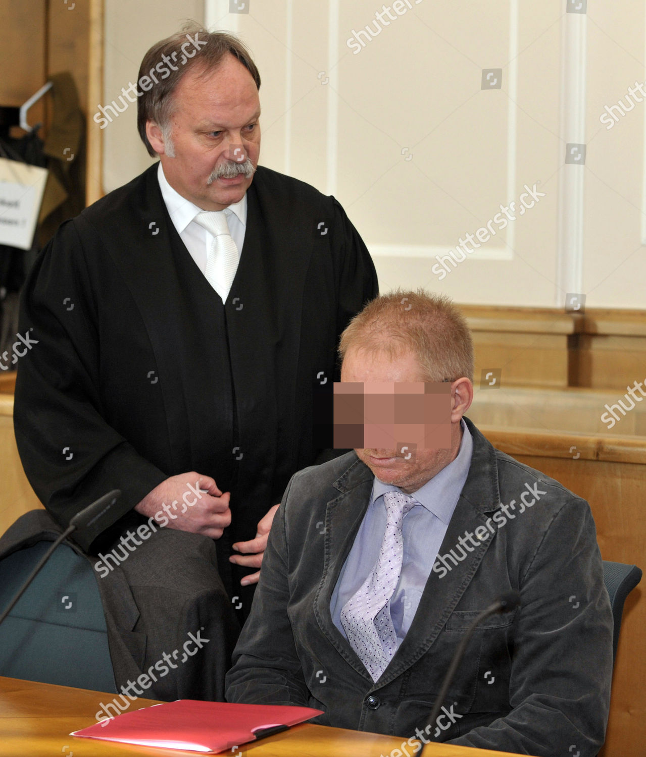 ATTORNEY HARALD KOLSEN L HIS DEFENDANT Editorial Stock Photo - Stock ...