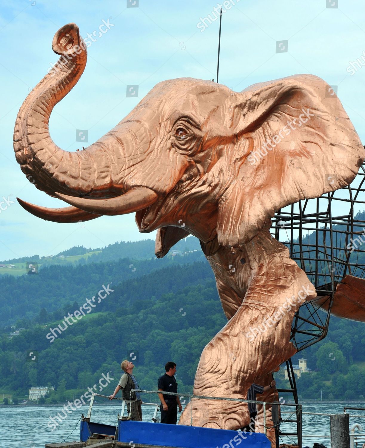 Huge Elephant Part Stage Setting Opera Editorial Stock Photo - Stock ...