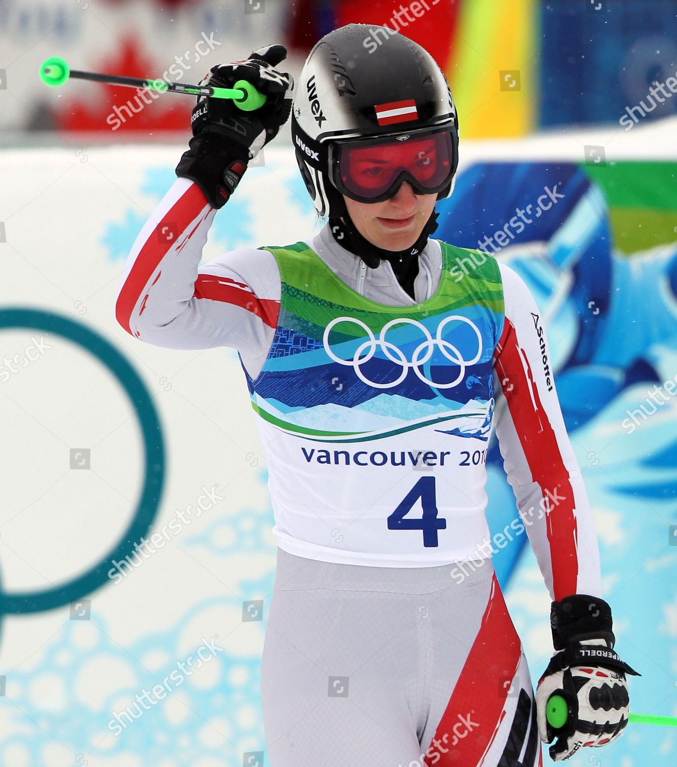 Kathrin Zettel Austria Reacts Finish Area Editorial Stock Photo - Stock ...