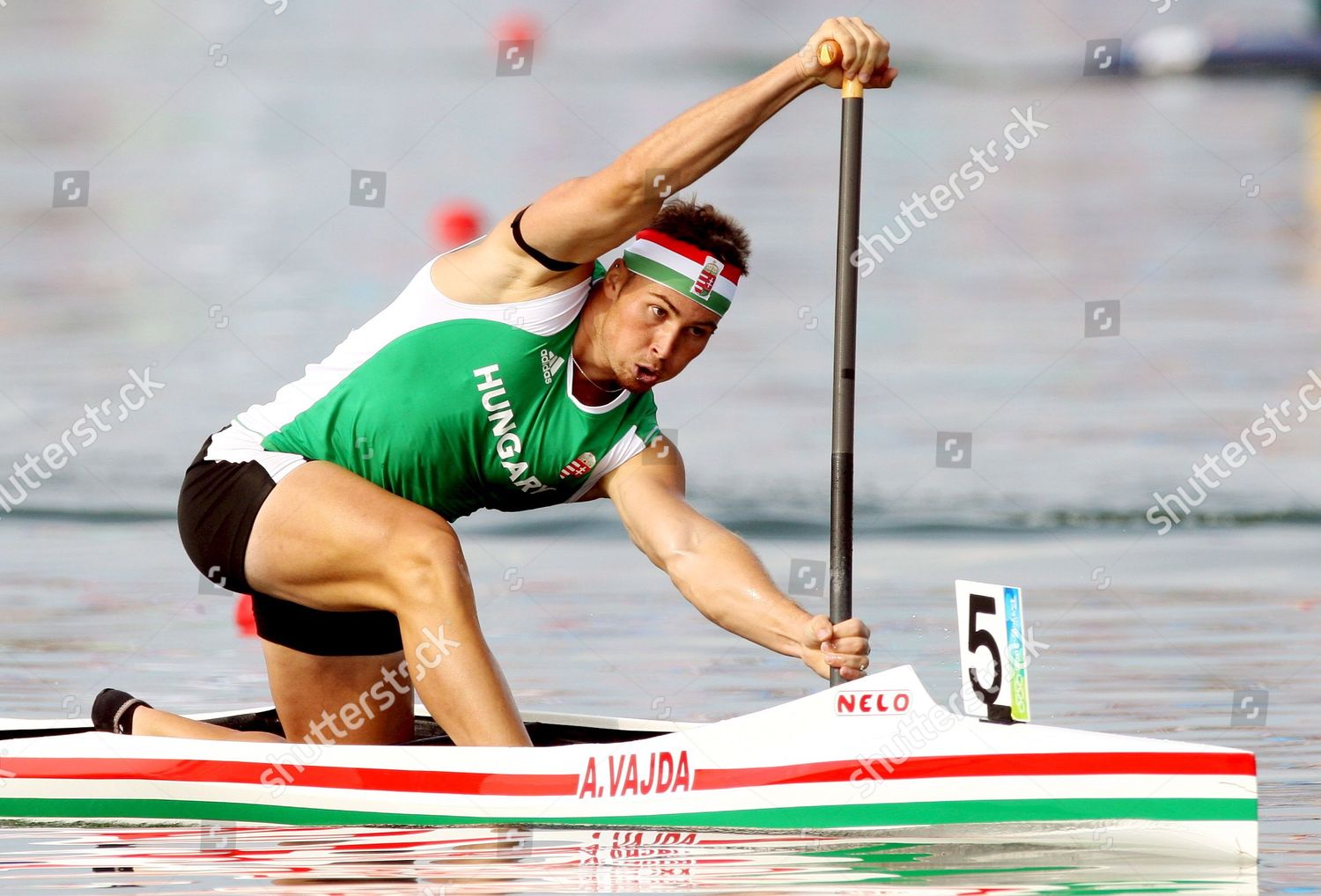 Attila Sandor Vajda Hungary Paddeles Canoe Editorial Stock Photo ...
