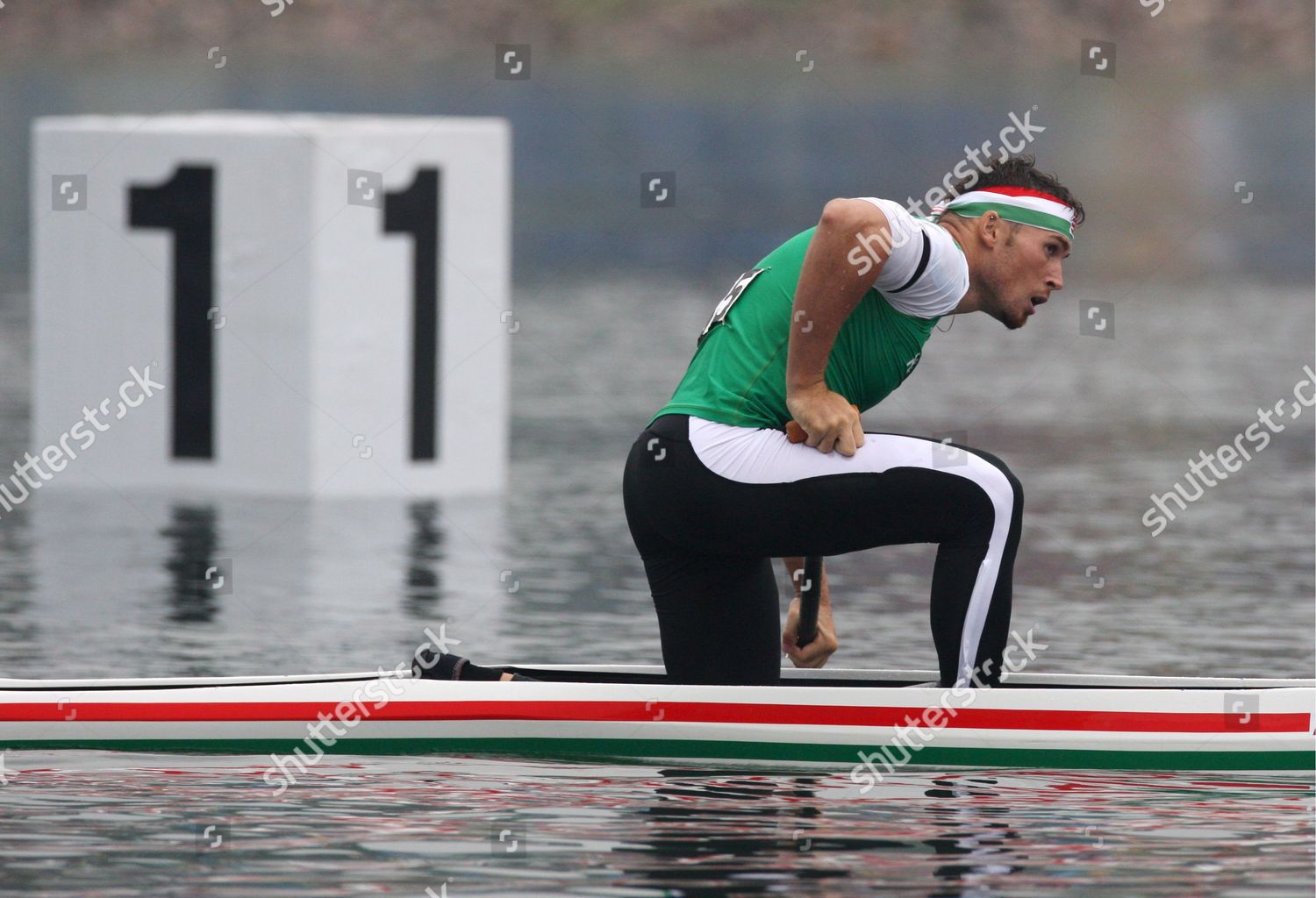 Hungarian Attila Sandor Vajda Canoe Single Editorial Stock Photo ...