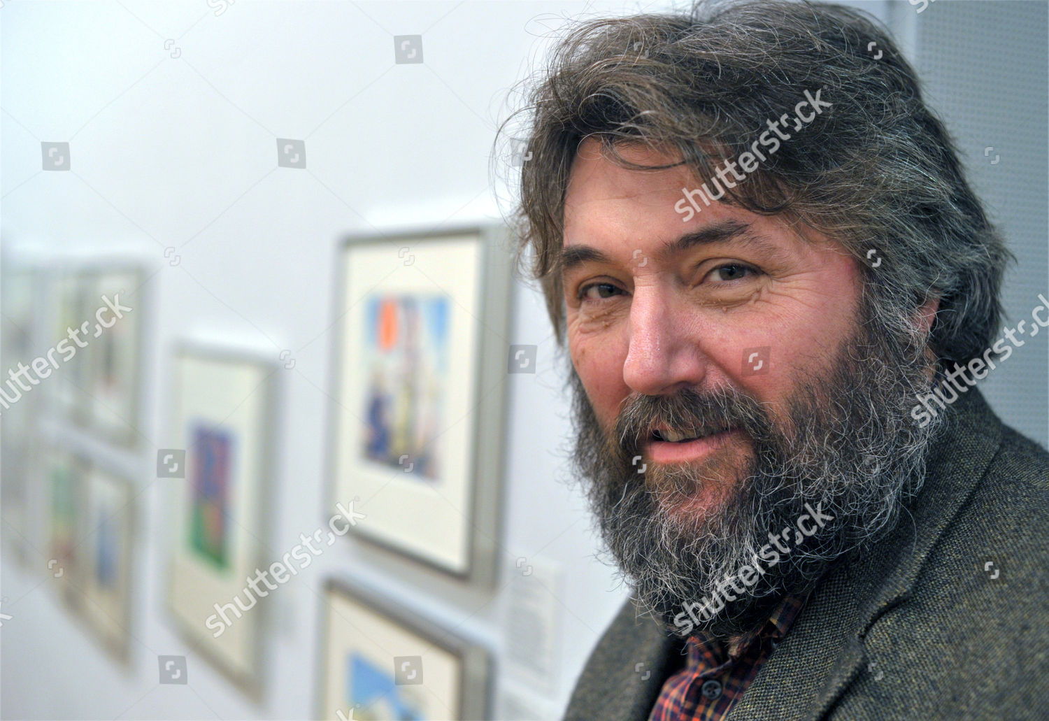 British Cartoonist Steve Bell Poses His Editorial Stock Photo - Stock ...