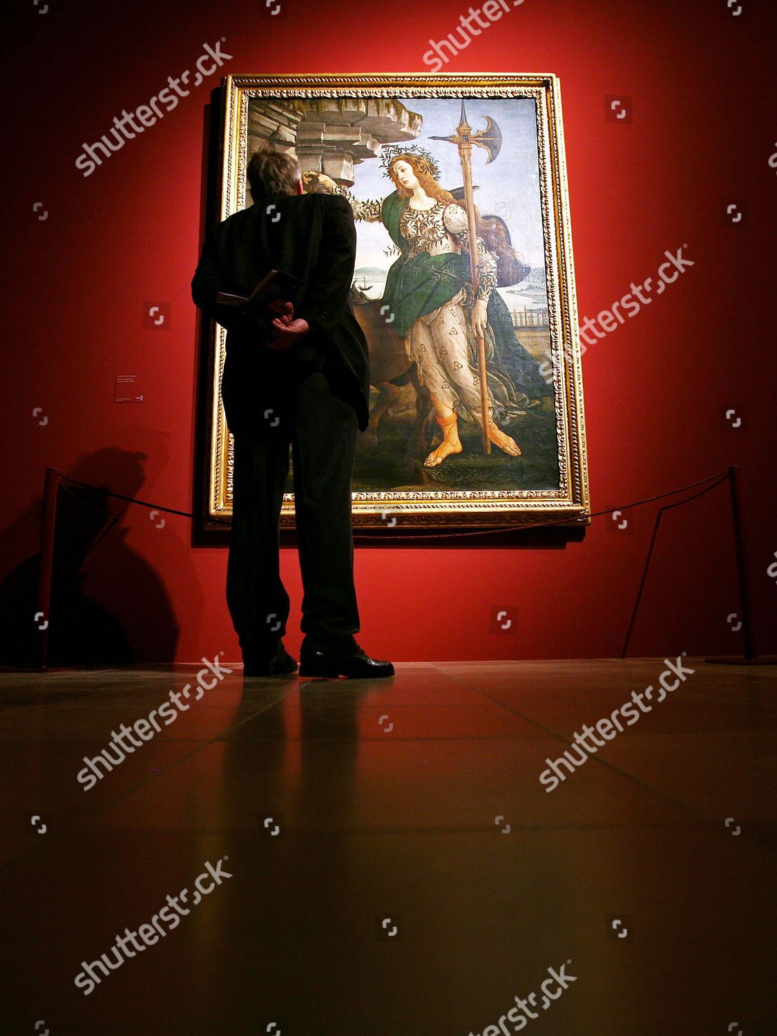 Man Takes Look Painting Minerva Centaur Editorial Stock Photo - Stock ...