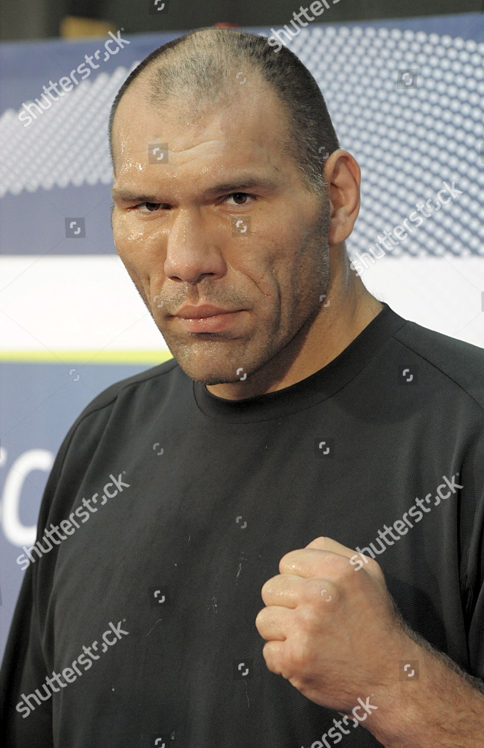 Russian Boxer Nikolai Valuev Poses During Editorial Stock Photo - Stock ...