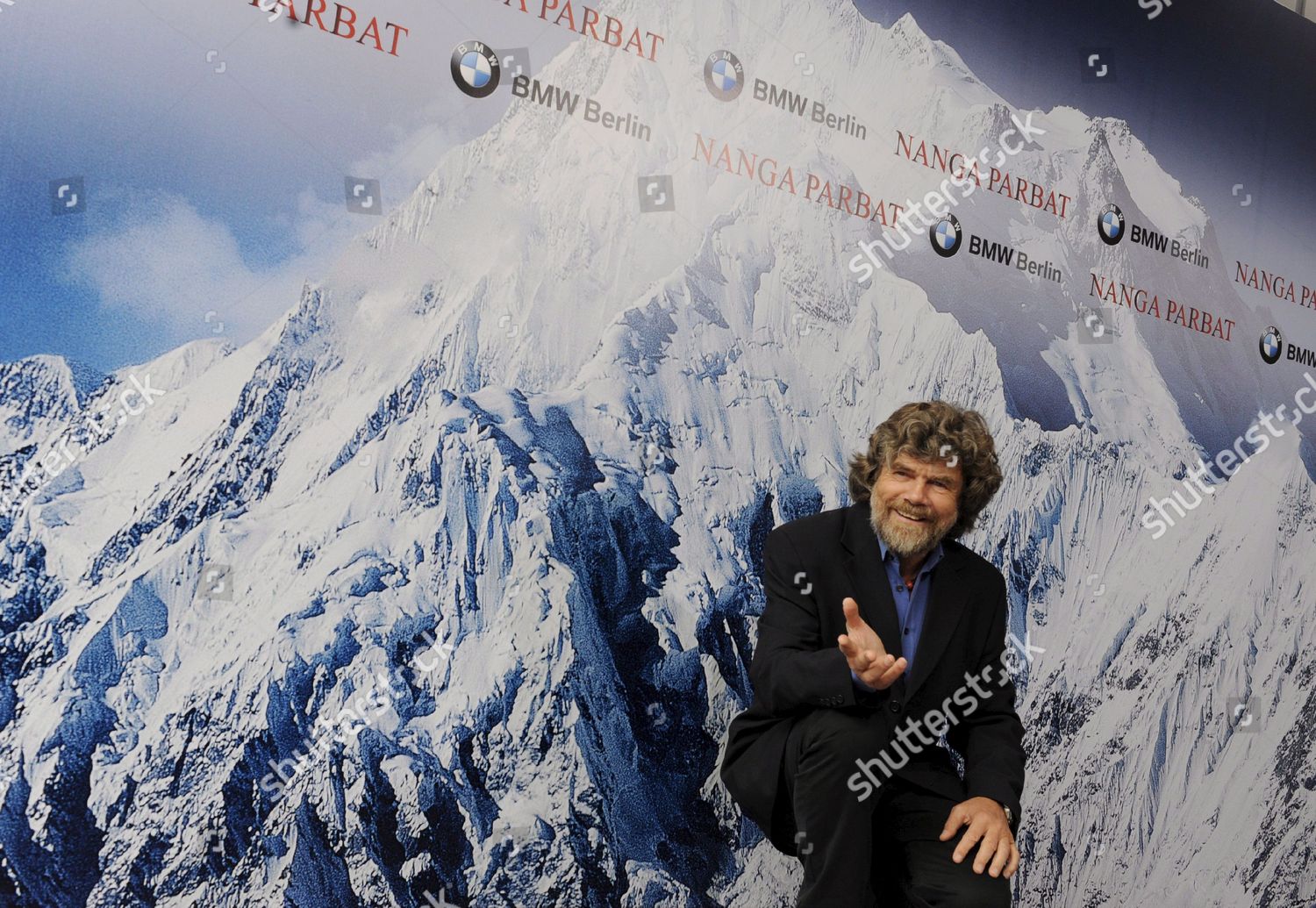 Mountain Climber Reinhold Messner Poses During Editorial Stock Photo ...