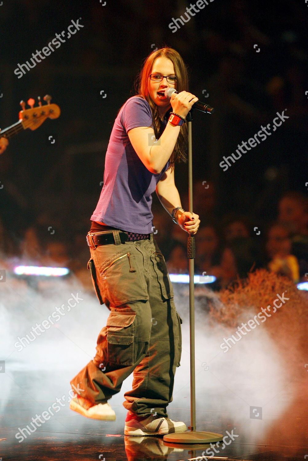 Swiss Singer Stefanie Heinzmann Performs During Editorial Stock Photo ...