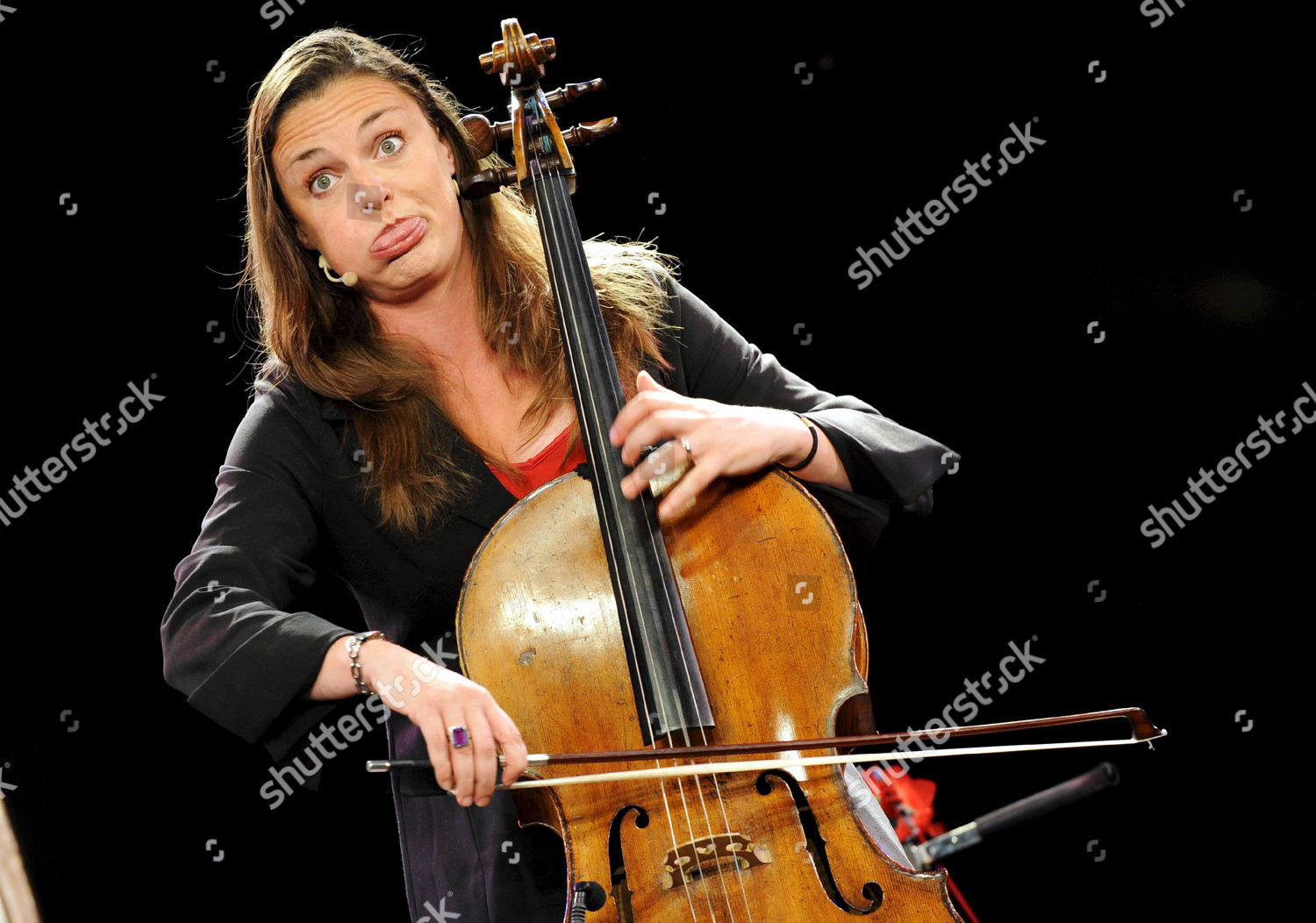 Cellist Singer Actress Comedian Rebecca Carrington Editorial Stock ...