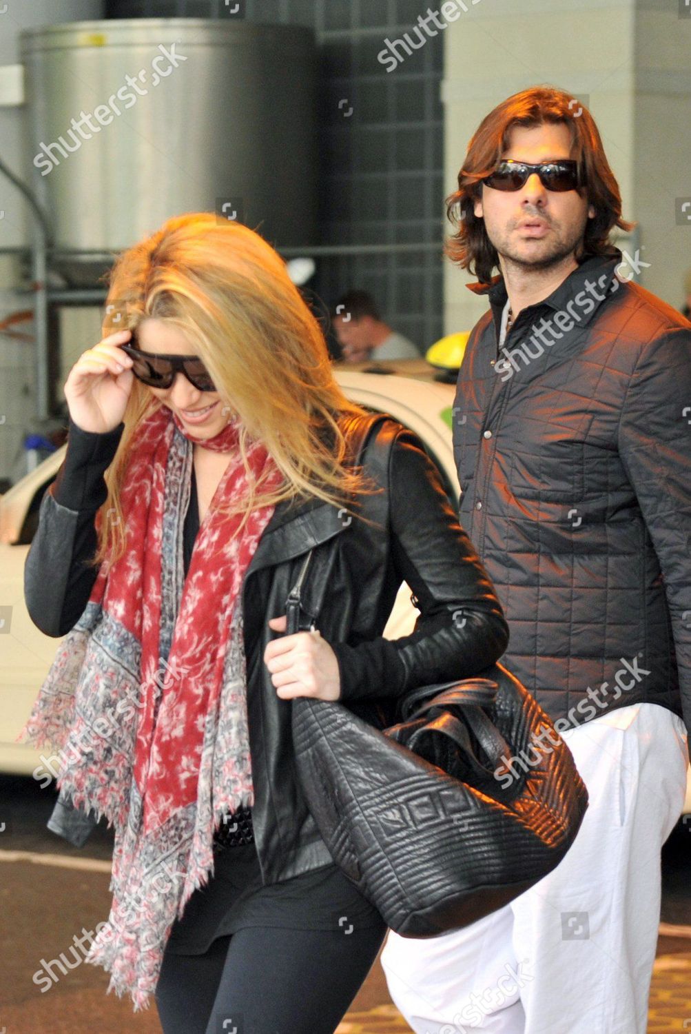 Colombian Singer Shakira Her Boyfriend Antonio Editorial Stock Photo ...