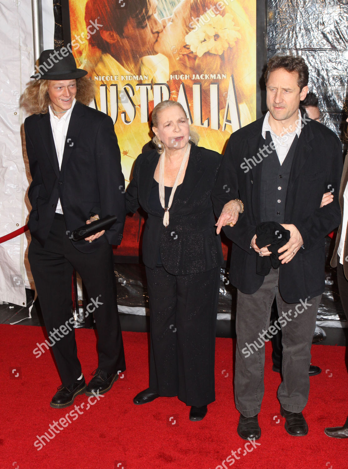 Lauren Bacall Her Son Sam Robards Editorial Stock Photo - Stock Image ...