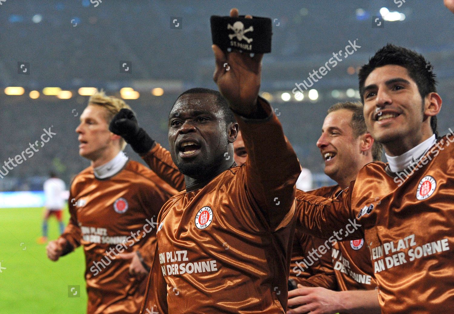 St Paulis Gerald Asamoah C Celebrates Editorial Stock Photo - Stock ...