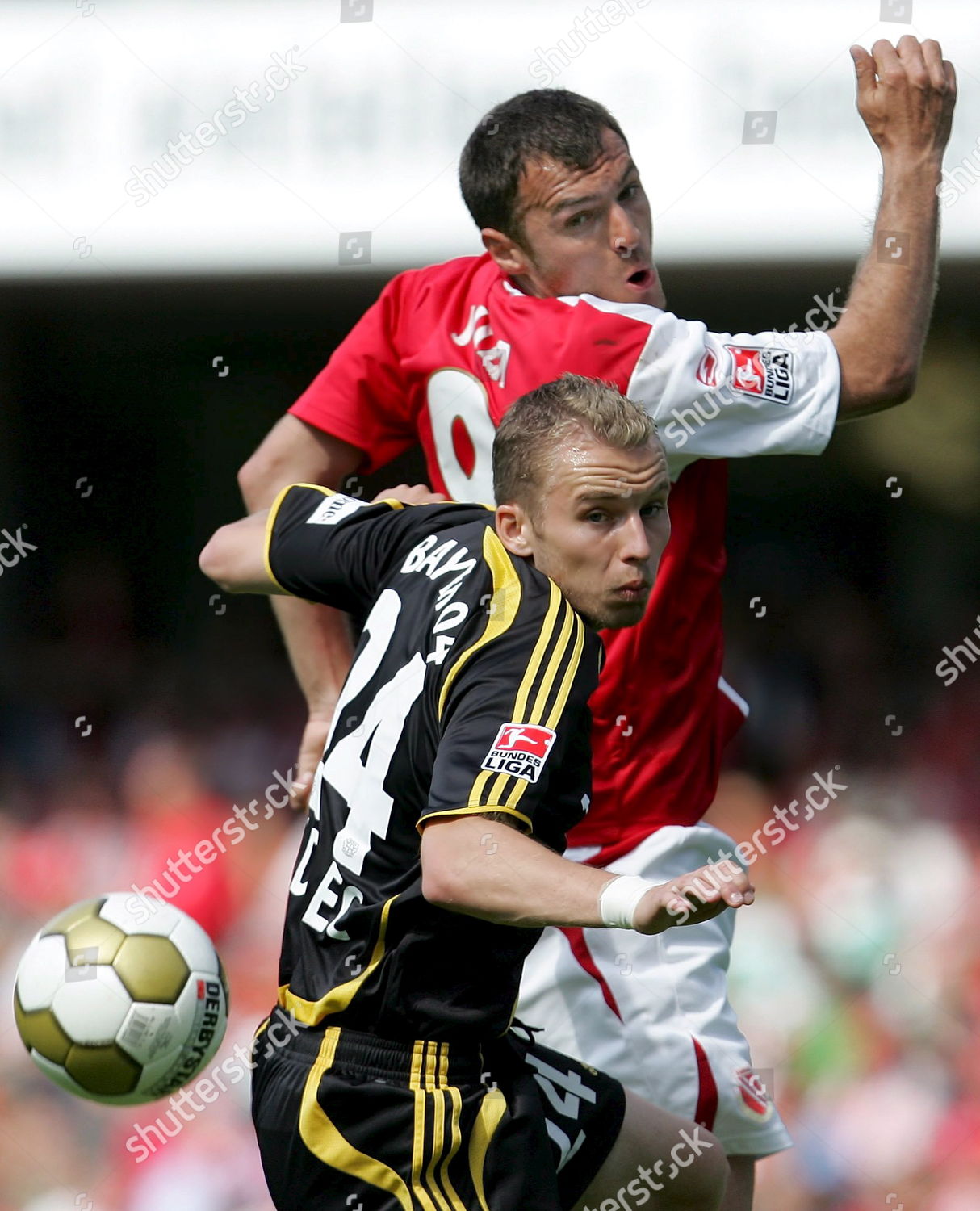 Cottbuss Emil Jula Back Leverkusens Michal Editorial Stock Photo ...