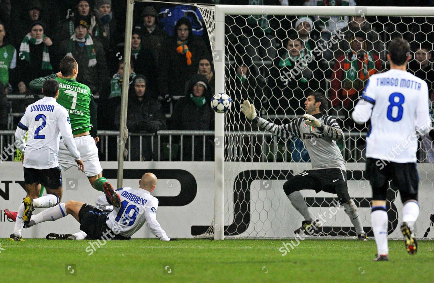 Bremens Marko Anautovic 2nd L Scores Editorial Stock Photo - Stock ...