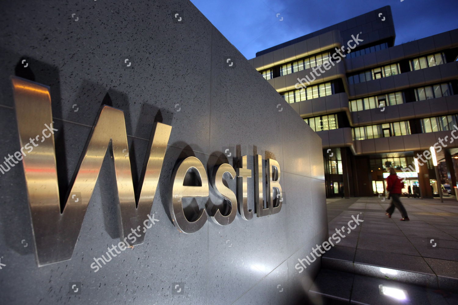 Exterior View On Headquarters Westlb Statual Editorial Stock Photo ...