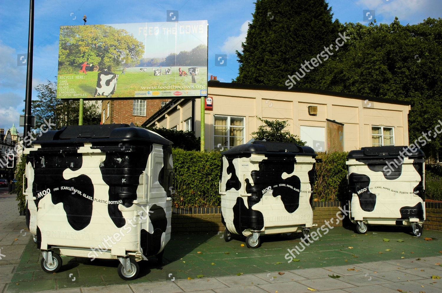 Mixed Recycling Centre Using Cow Theme Editorial Stock Photo - Stock ...
