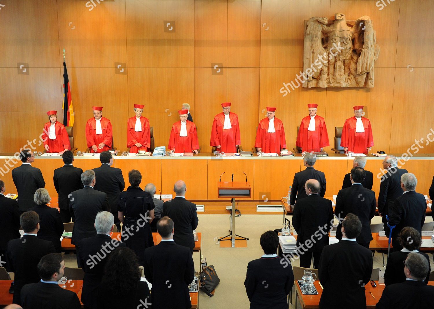 Second Senate German Constitutional Court Lr Editorial Stock Photo ...