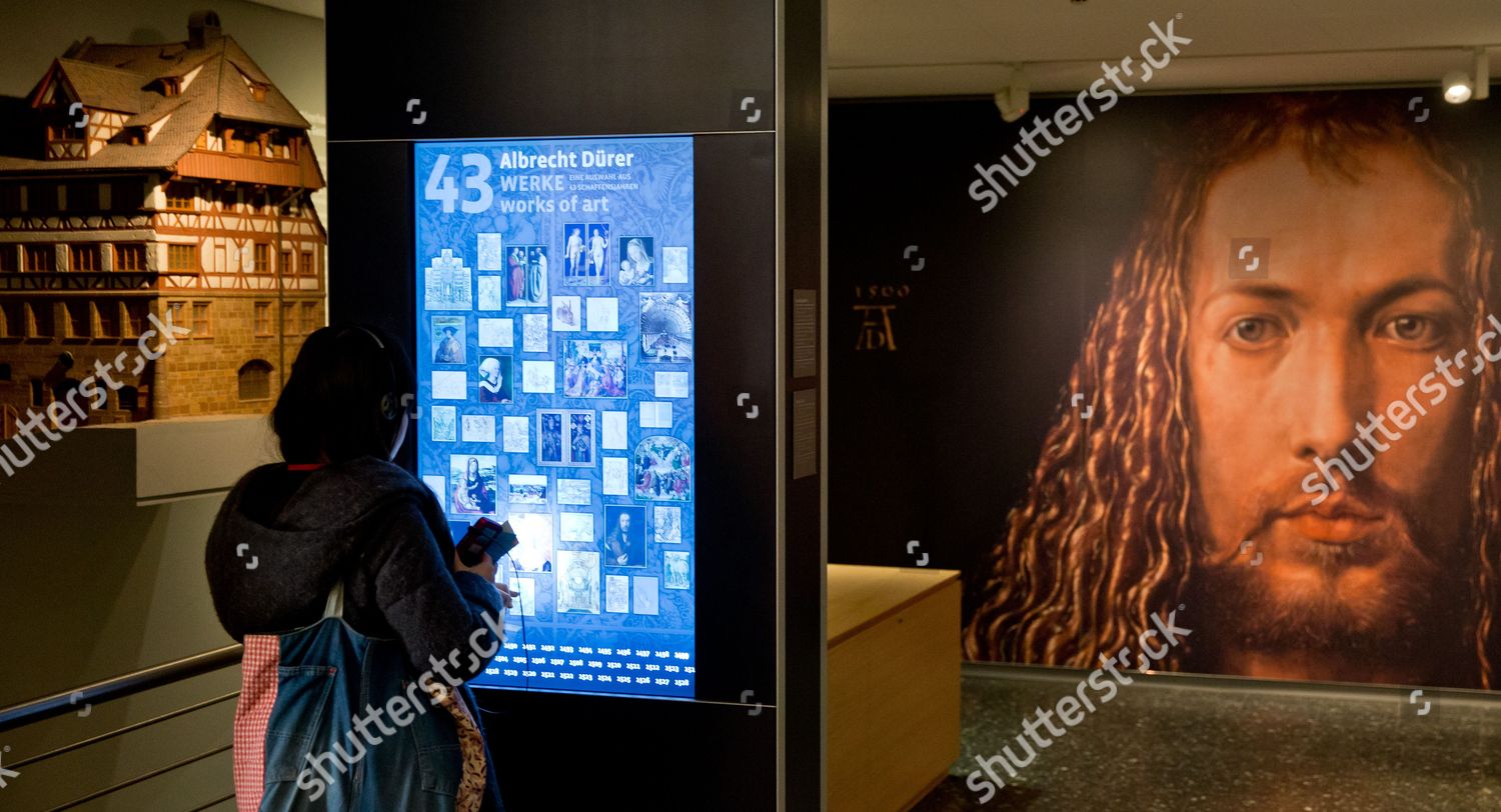 Visitor Looks Interactive Information Board Front Editorial Stock Photo ...