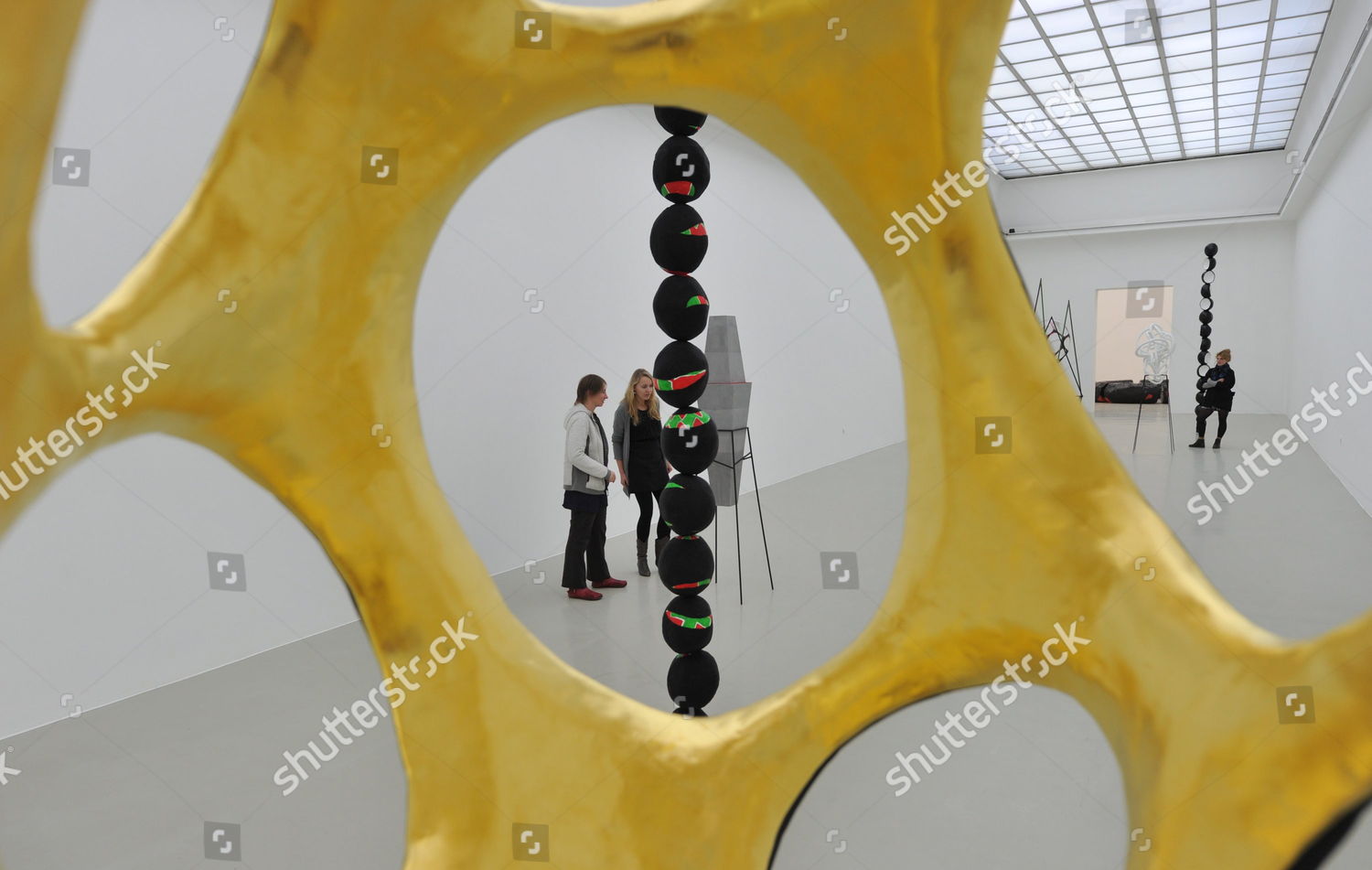 Sculptures Irish Artist Eva Rothschild On Editorial Stock Photo - Stock ...
