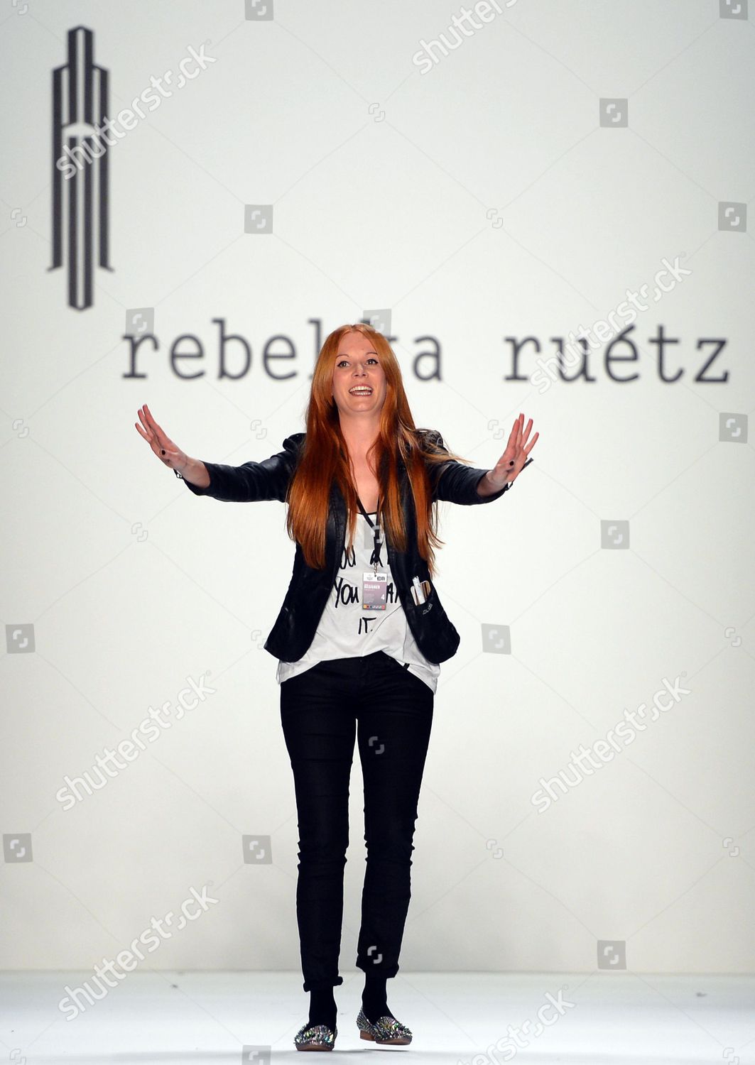 Designer Rebekka Ruetz Acknowledges Audience After Editorial Stock ...