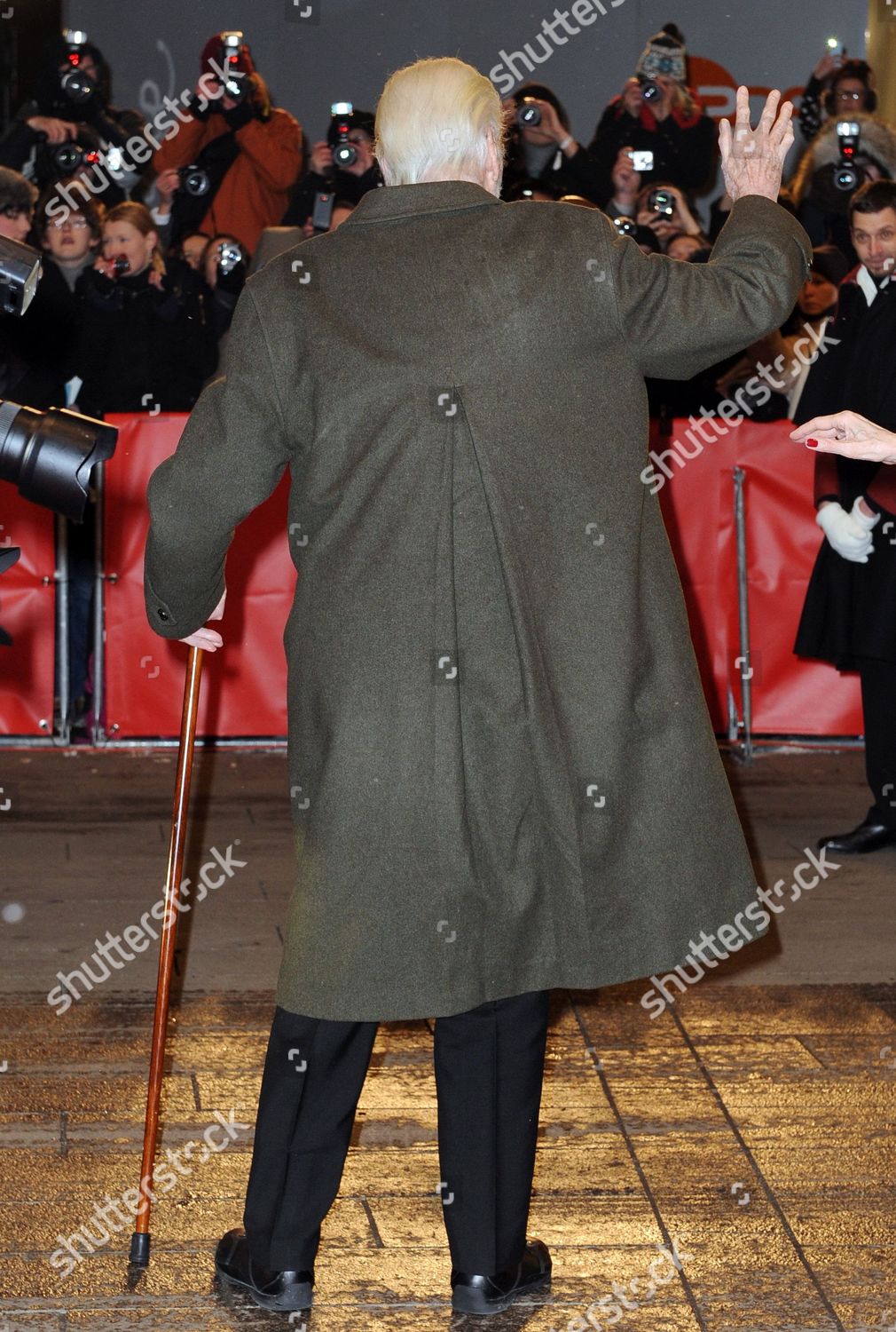 British Actor Sir Christopher Lee Arrives Editorial Stock Photo - Stock ...