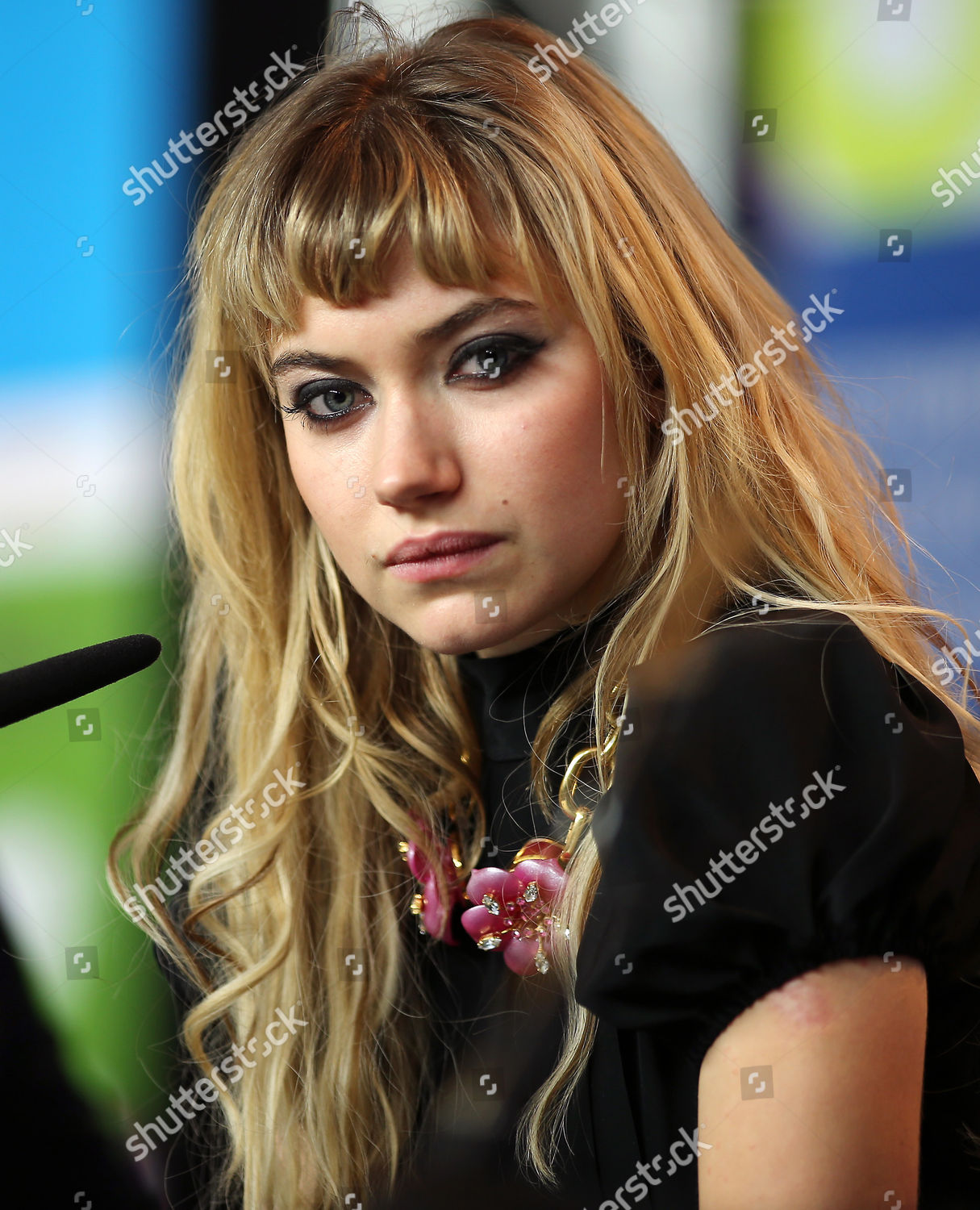 British Actress Imogen Poots Looks On Editorial Stock Photo - Stock ...