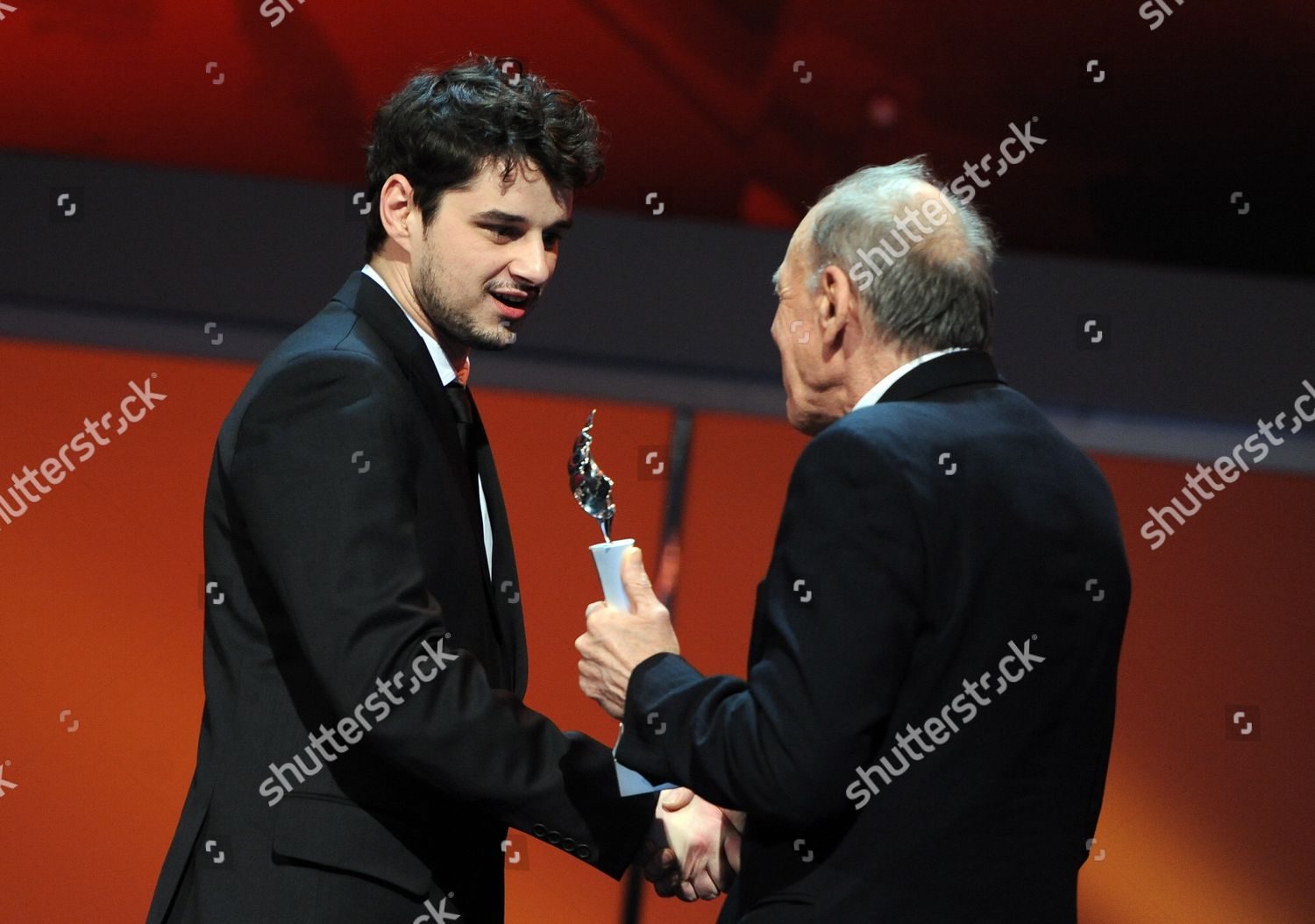 Serbian Actor Nikola Rakocevic L Receives Editorial Stock Photo - Stock ...