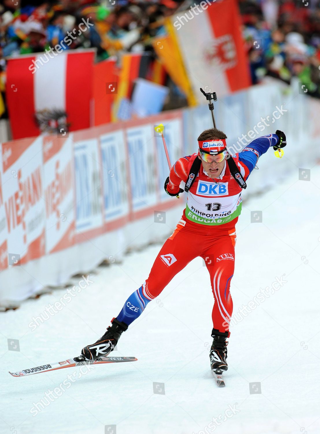 Czech Biathlete Michal Slesinger On His Editorial Stock Photo - Stock ...