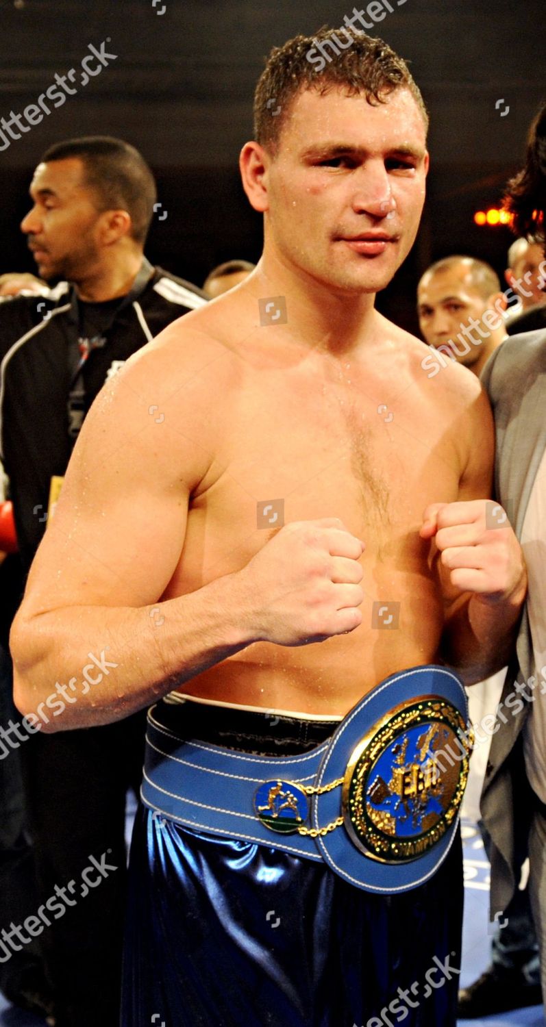 Russian Cruiserweight Boxer Alexander Alekseev Poses Editorial Stock ...