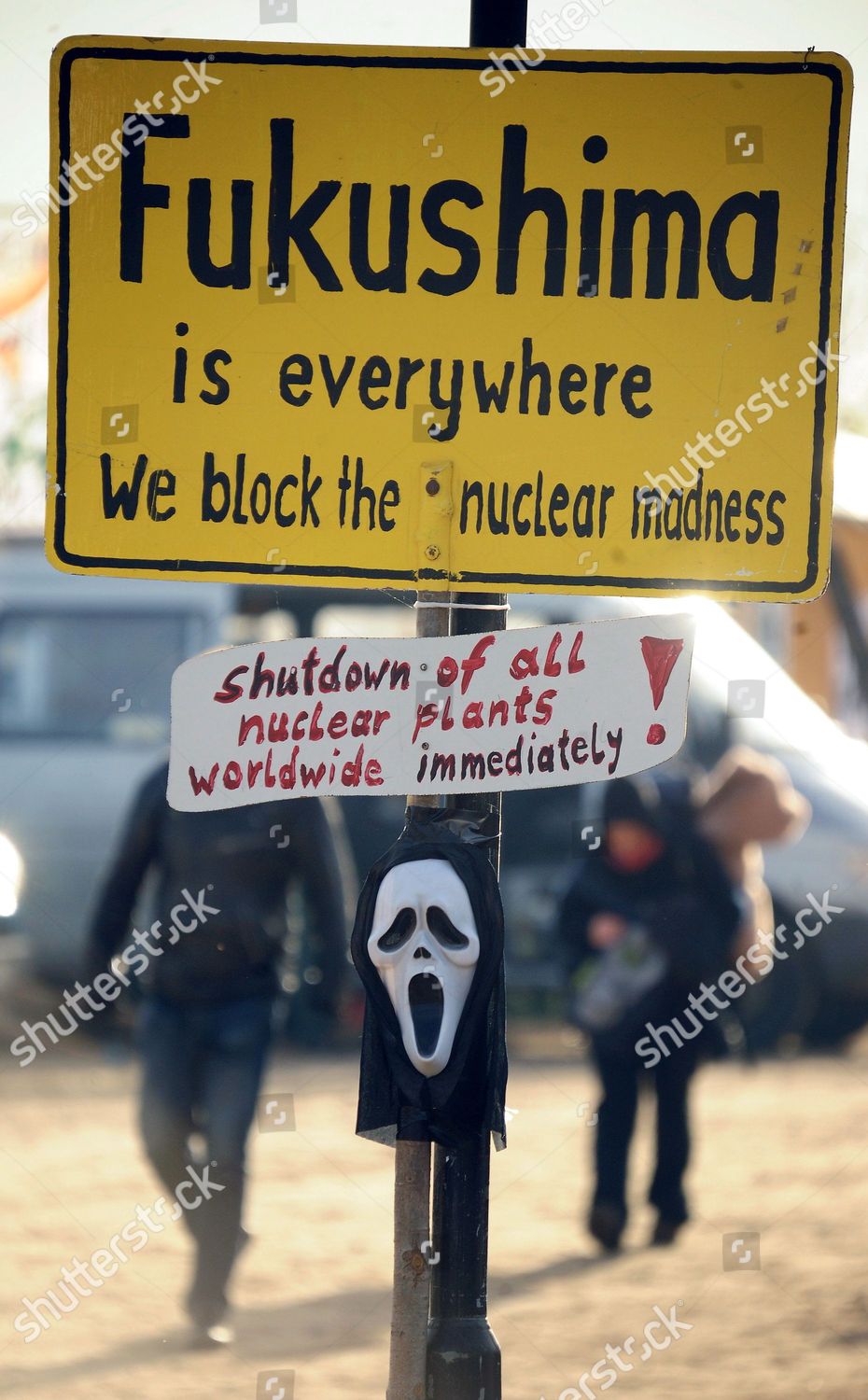 Fukushima Sign Site Japanese Nuclear Disaster Editorial Stock Photo ...
