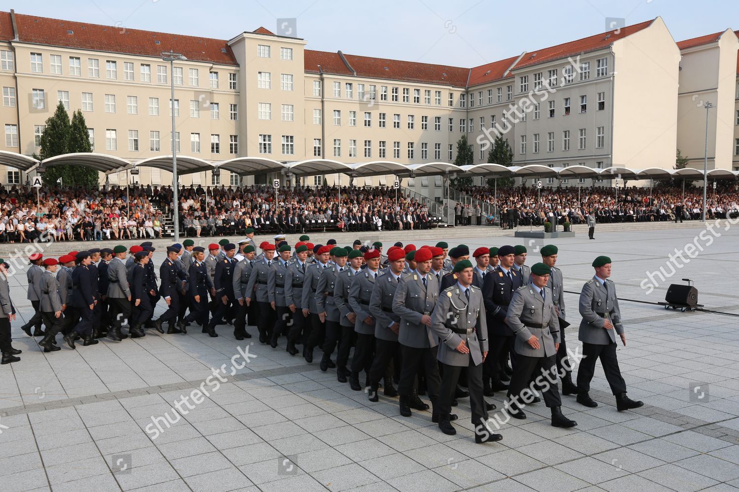 German Bundeswehr Soldiers March Take Oath Editorial Stock Photo ...