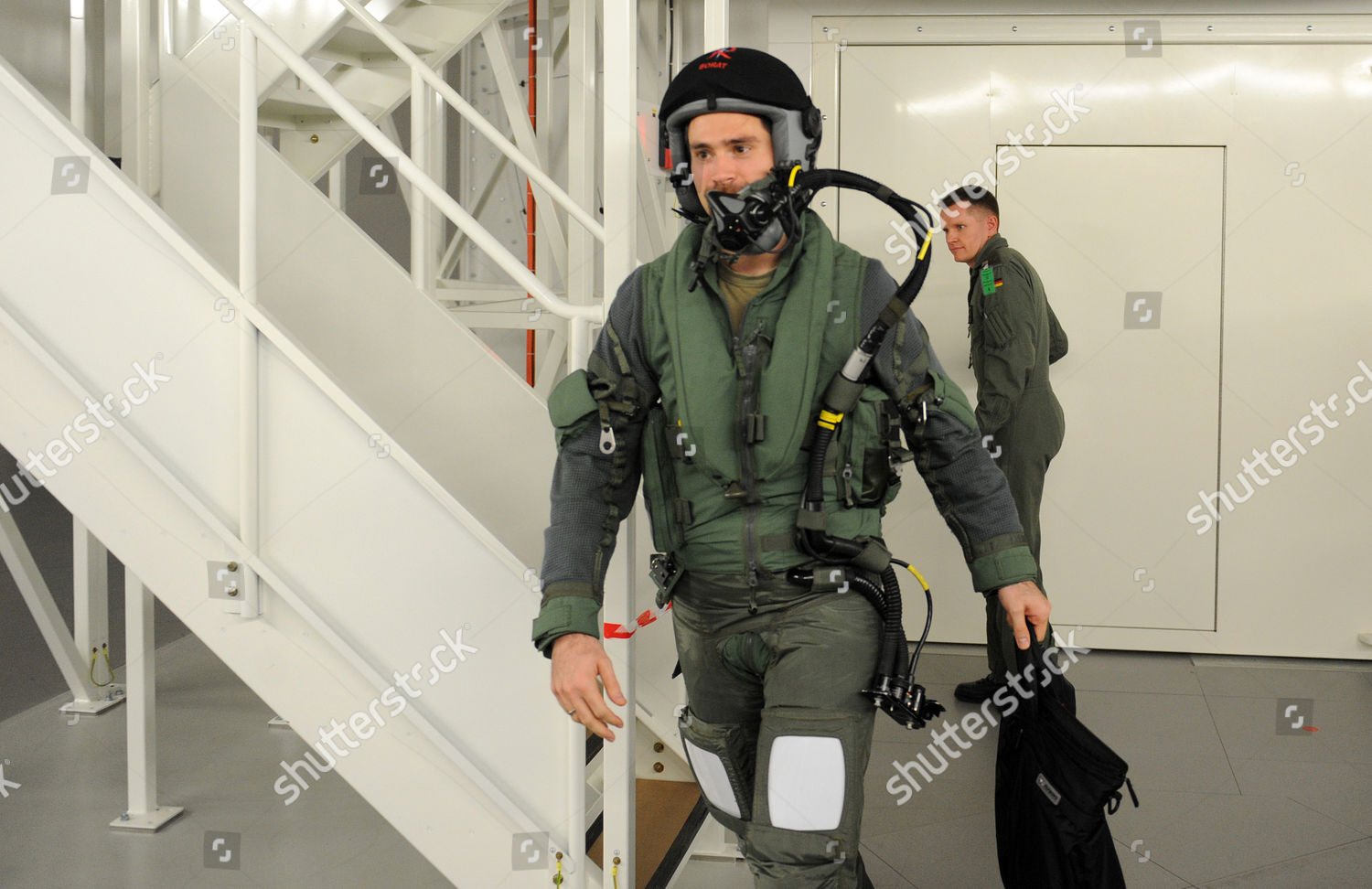 German Eurofighter Pilot Andreas Keilent Leaves Editorial Stock Photo ...