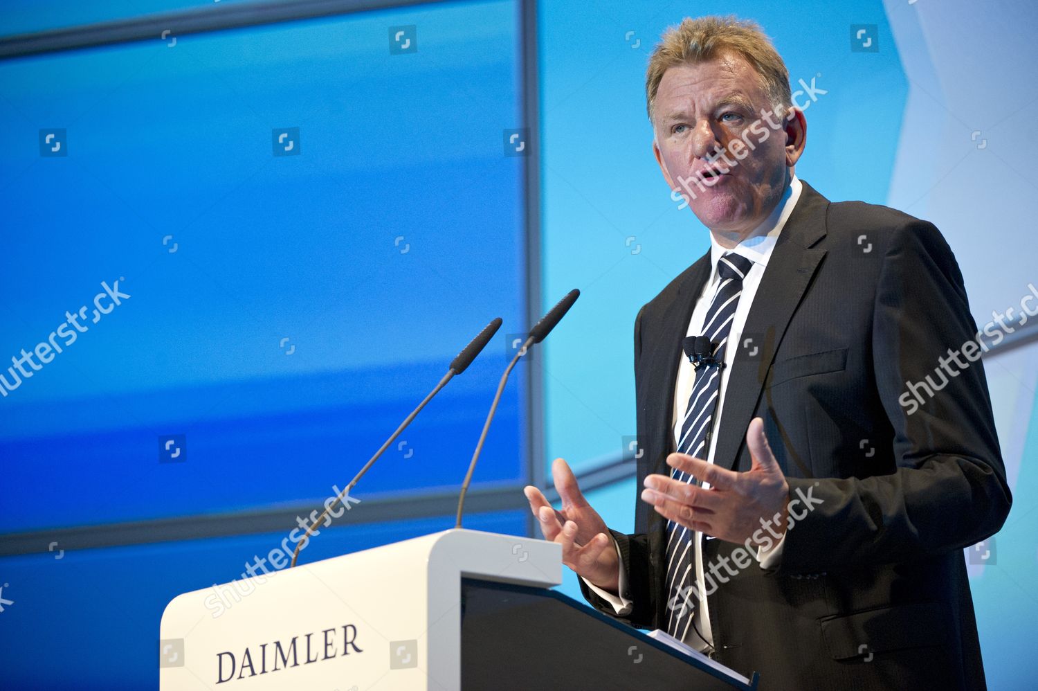 Andreas Renschler Member Daimler Managing Board Editorial Stock Photo ...
