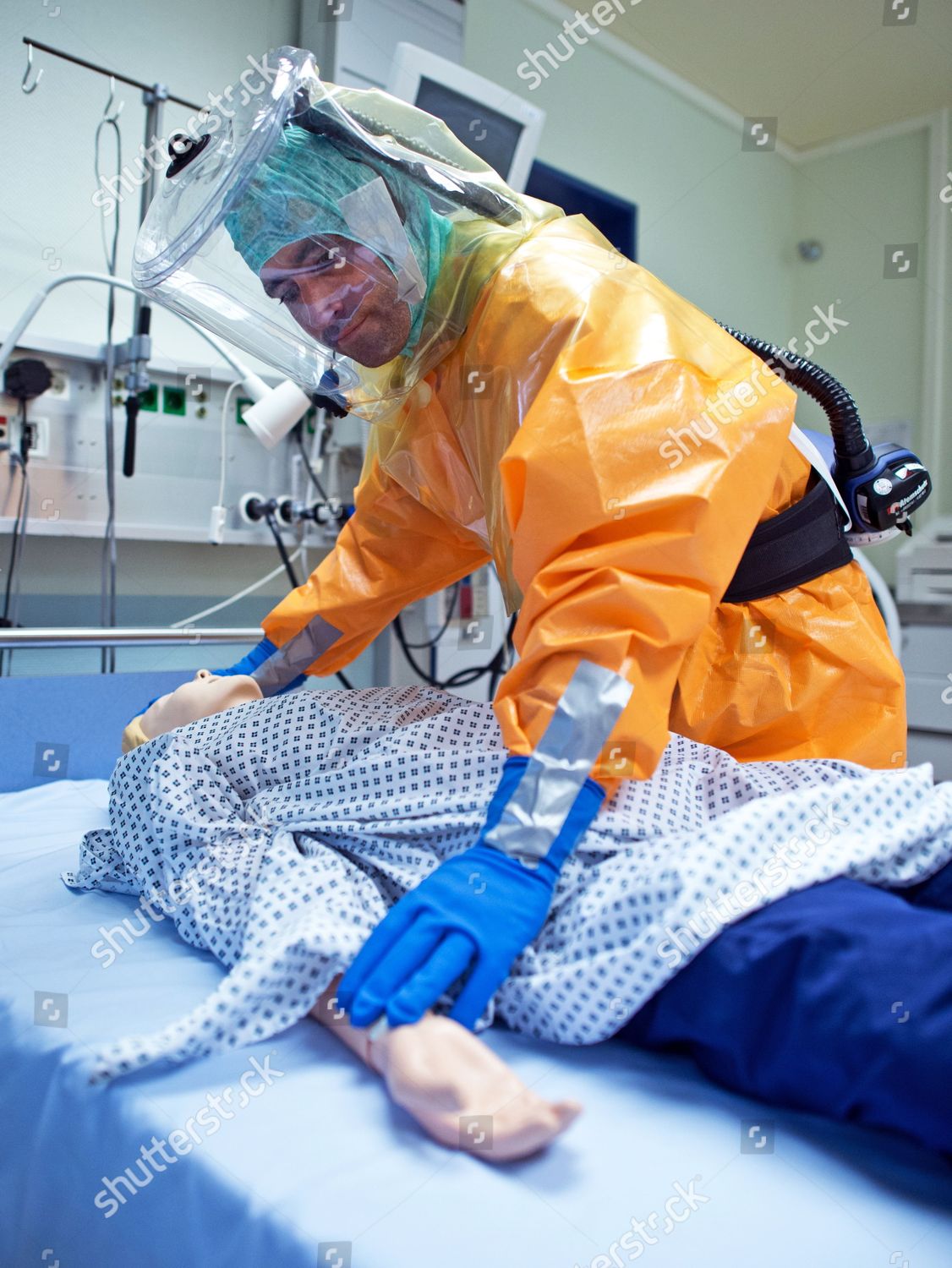 Peter Fleckenstein Head Care Personnel Examines Editorial Stock Photo ...